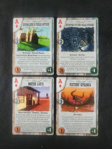 Deadlands Doomtown Boot Hill CCG Card Game Card Lot A Ace's Diamond's ...