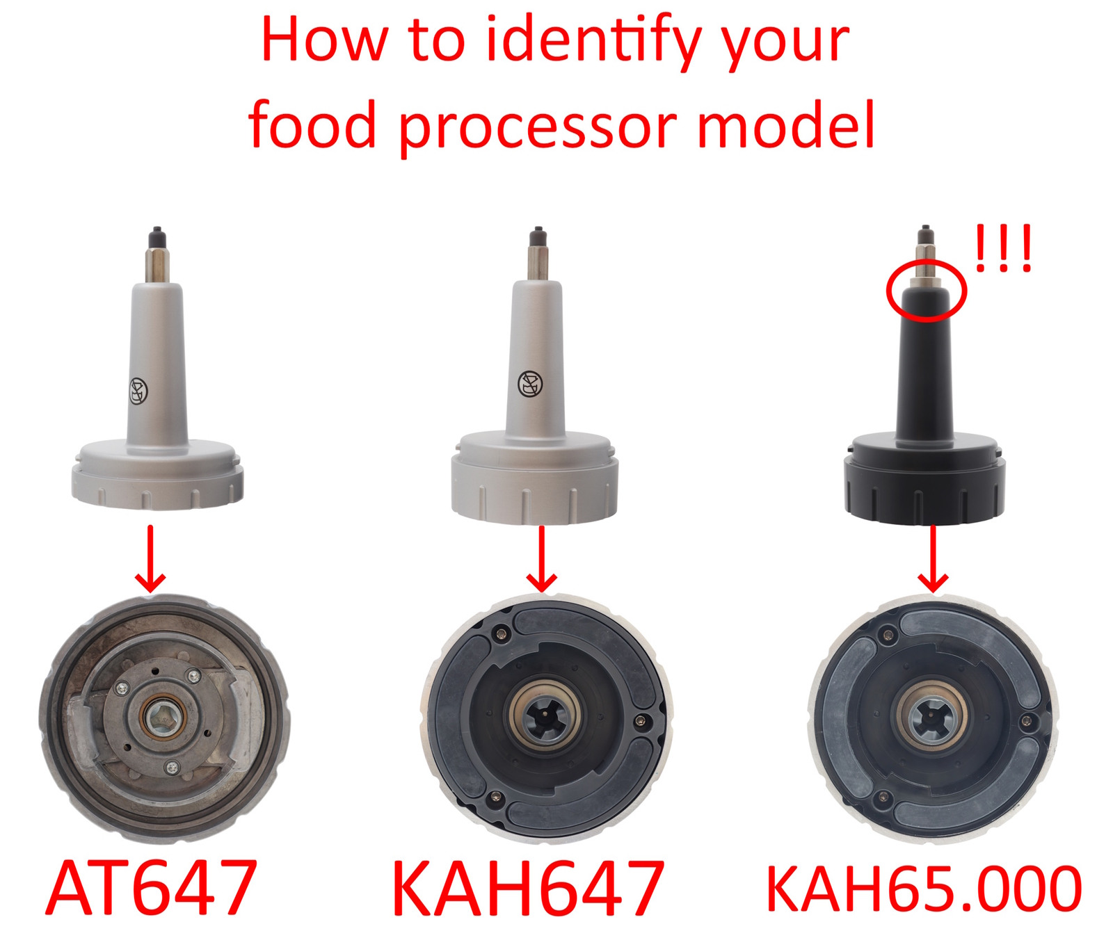 Kenwood pin shaft axis Food Processor KAH647PL Chef Major Sense Cooking ...