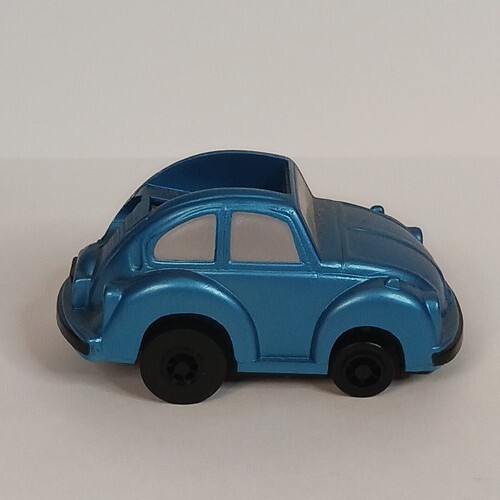 Volkswagon VW Beetle Pencil Sharpener Pull-Back (Tested) Vintage Blue ...