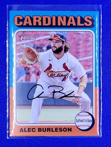 Alec Burleson 2024 Topps Heritage #139 St. Louis Cardinals | eBay