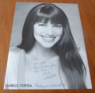 ISABELLE FORTEA AUTHENTIC AUTOGRAPHED 8X10 SEXY MODEL PROMO PHOTO | eBay