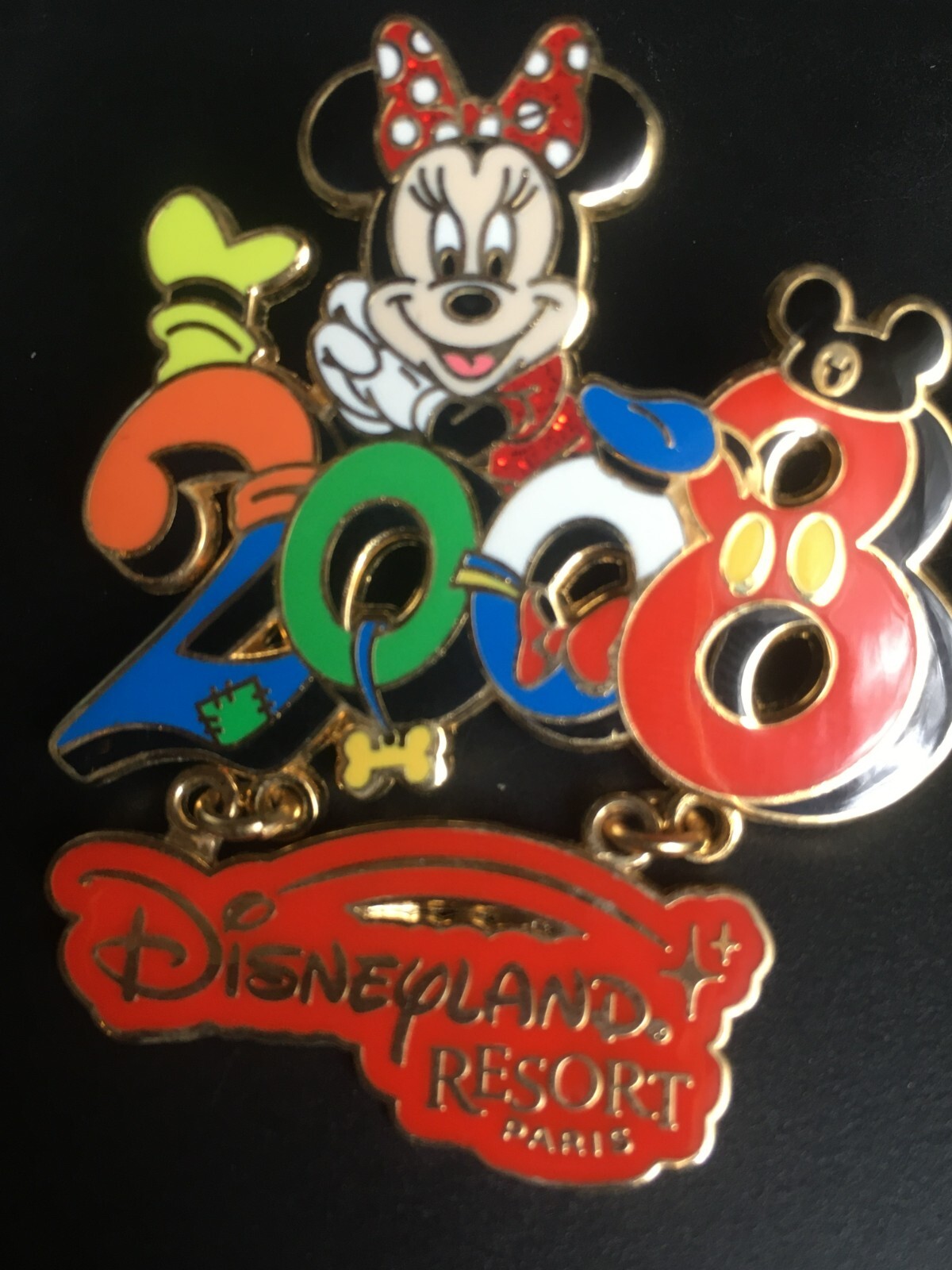 PINS DISNEY DISNEYLAND PARIS : MINNIE MOUSE 2008 + DISNEYLAND PARIS ...