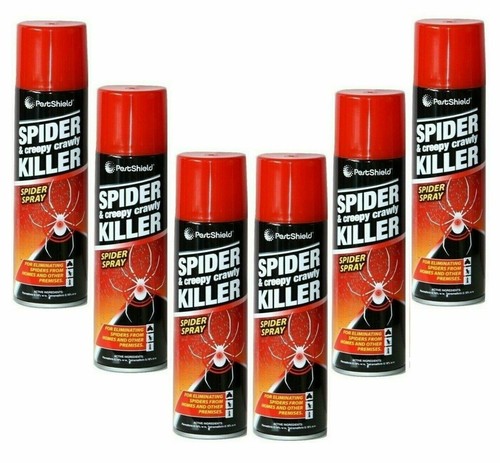 SPIDER & CREEPY CRAWLY INSECT KILLER NO SPIDERS SPRAY AEROSOL PETS ...