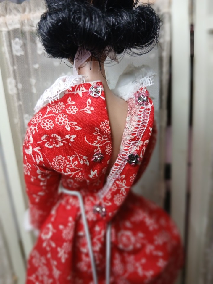 Barbie Japanese Exclusive Style Dress Set Red #2626 Handmade - No doll ...
