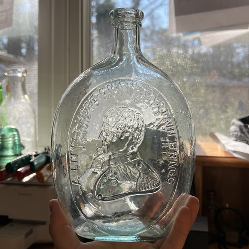 Antique Quart Little More Grape Captain Bragg Washington Historical ...