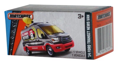 Matchbox MBX Adventure City '14 Ford Transit News Van (2016) Power ...