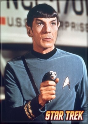 Star Trek: The Original Series Spock Holding a Phaser Magnet, NEW ...
