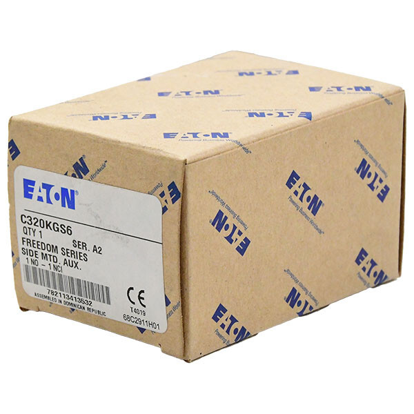 C320KGS6 Cutler Hammer NEMA 00-2 IEC A-K 1-NO/1-NCI Side Auxiliary -SA ...