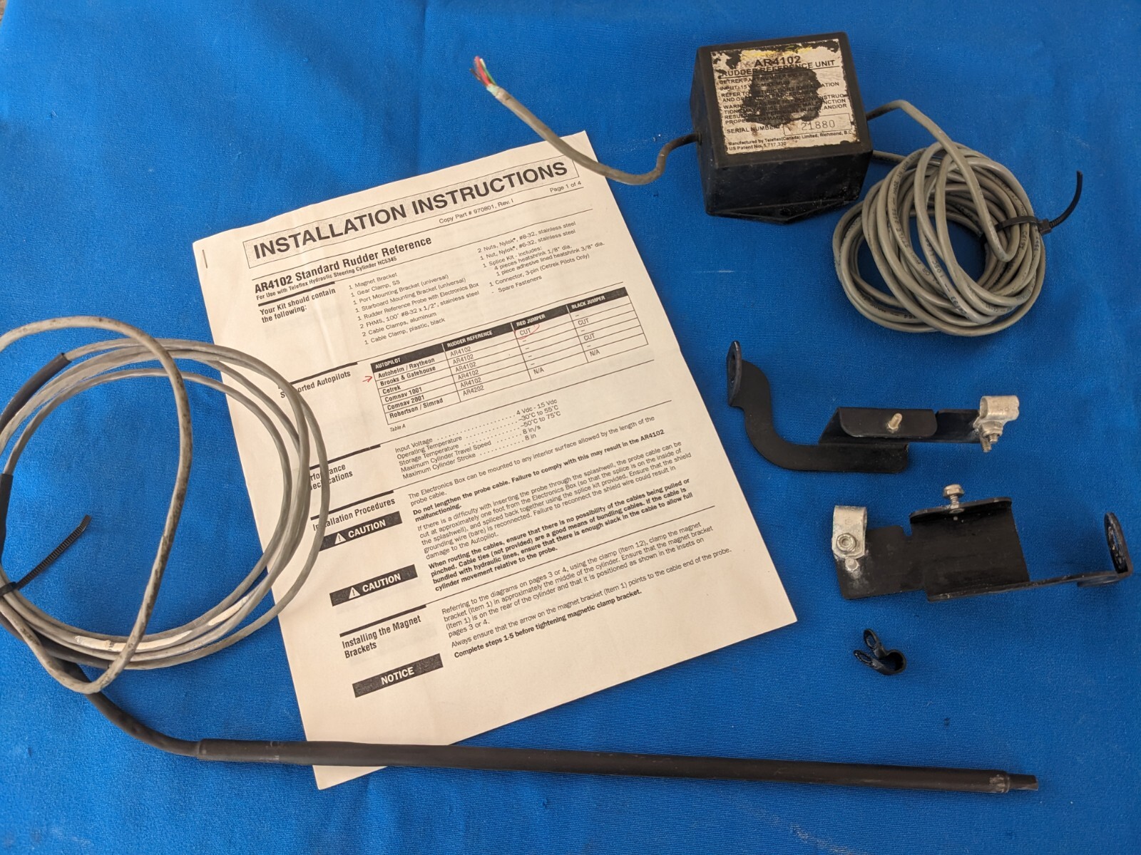 Teleflex Seastar Dometic Smart Stick Rudder Reference Unit AR4102 for ...