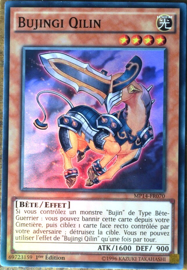 carte YU-GI-OH MP14-FR070 Bujingi Qilin NEUF FR | eBay UK
