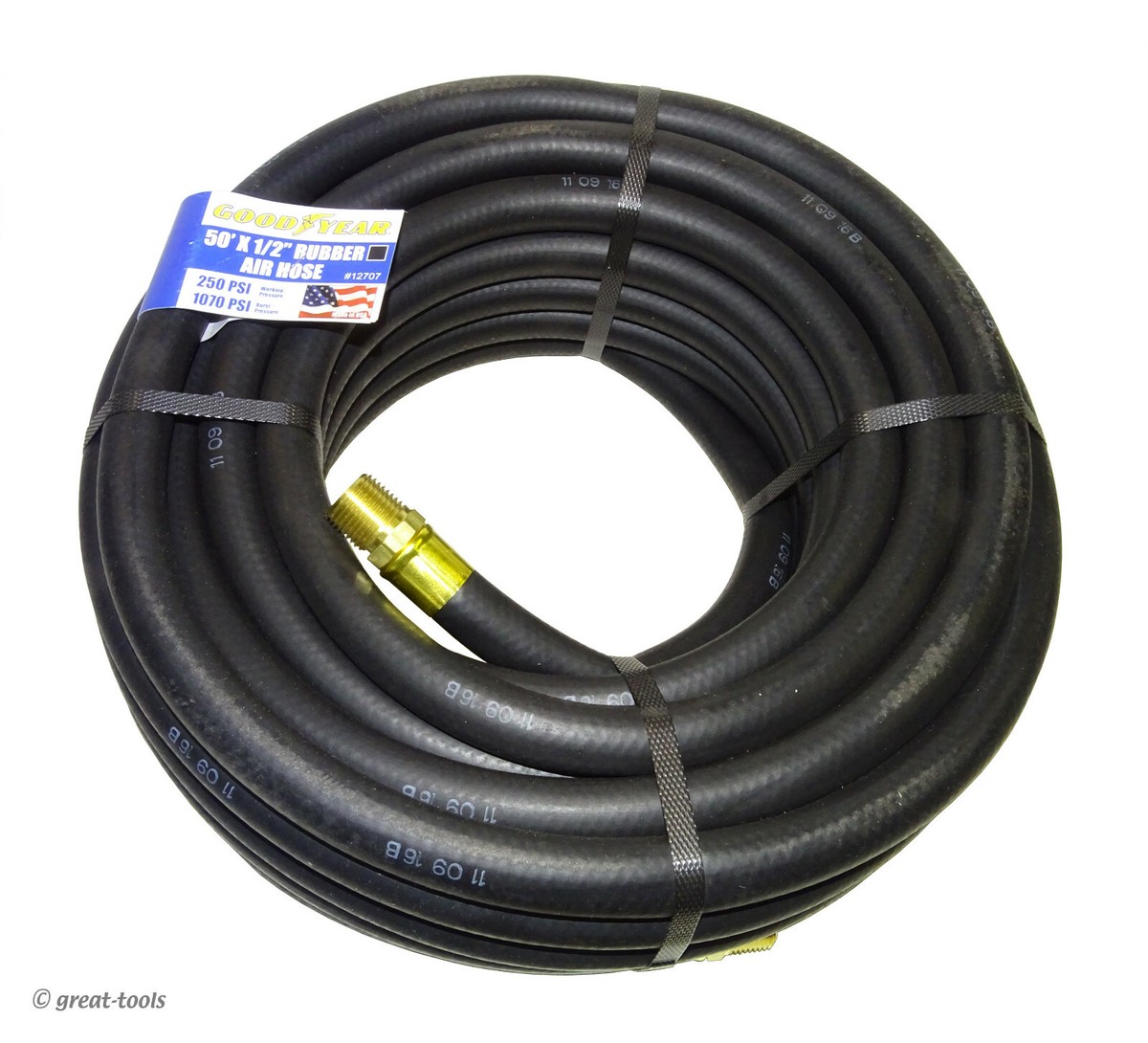 Goodyear Black Rubber Garden Hose | Fasci Garden