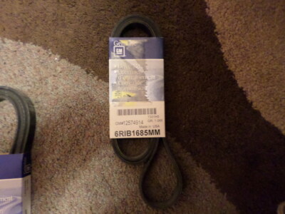New Genuine GM Goodwrench Drive Belt 12574914 (6RIB-1685mm) OEM | eBay