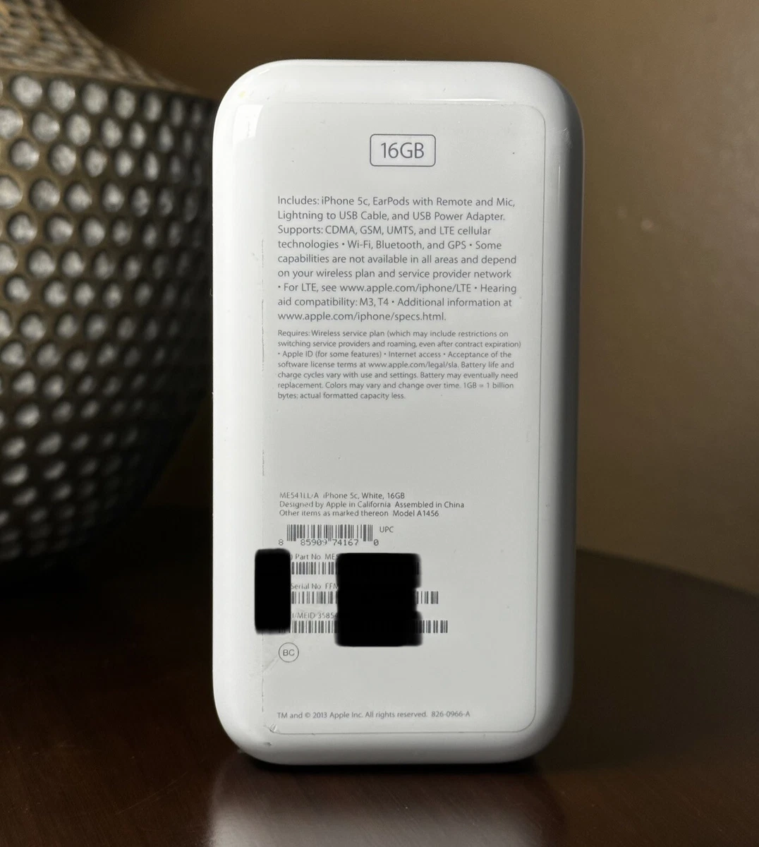 Iphone 5c White Back