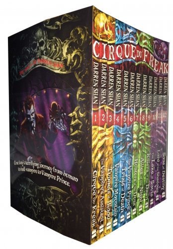 The Saga of Darren Shan collection 12 books set Cirque du Freak ...