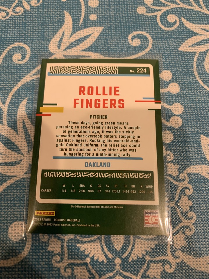 2023 Panini Donruss - Holo Red #224 Rollie Fingers /2023 | eBay