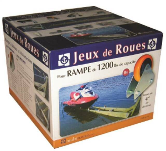 Multinautic Boat Roller Ramp Wheel Kit - Orange, 8 Pack (34110) for ...