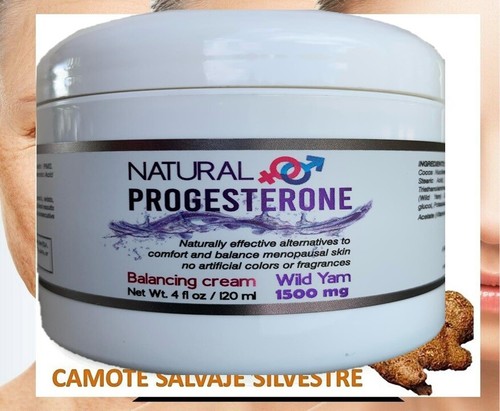 4 Natural WILD YAM 1500mg Cream Xtra strength USP natural Feminine ...