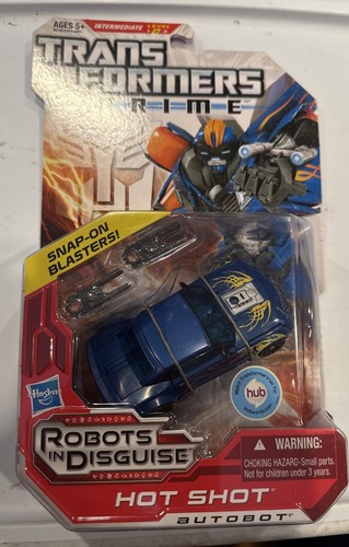 Hasbro Transformers Prime Hot Shot Autobot Deluxe Class Figure | eBay