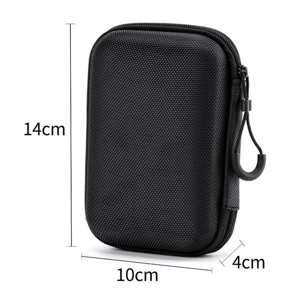 Mini Zipper Earphone Case Hard Shell Protective Storage Case Charging ...