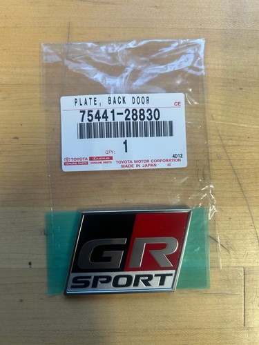Genuine Toyota GR Sport Logo Emblem Badge | eBay UK
