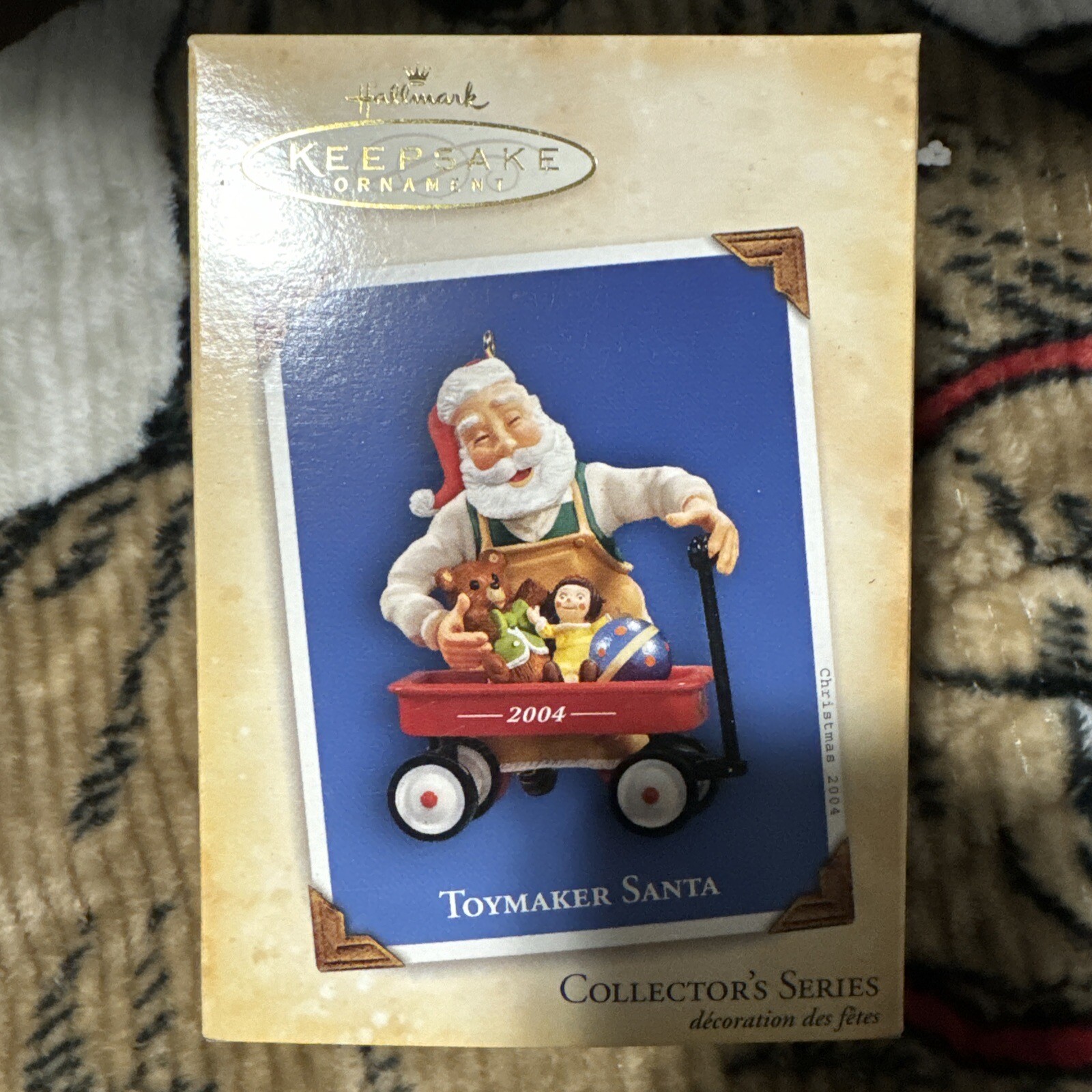 Hallmark 2004 Toymaker Santa Christmas Ornament Wagon of Toys Keepsake ...