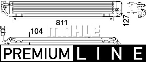 MAHLE Automatic Transmission Oil Cooler For PORSCHE Cayenne VW 10-18 ...