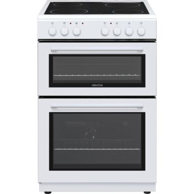 Electra TCR60W-2 60cm Free Standing Electric Cooker with Ceramic Hob A ...