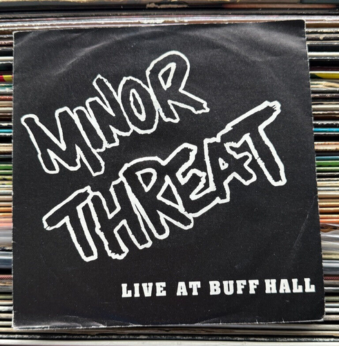 mint MINOR THREAT Live At Buff Hall 45 Faith Void Scream BLACK FLAG ...