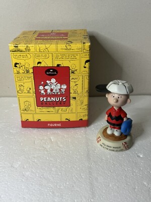 2000 Hallmark Peanuts Gallery Seventh Inning Stretch Figurine Charlie ...