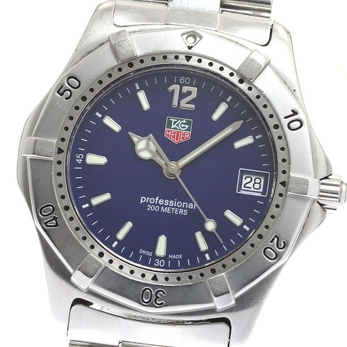 TAG HEUER 2000 Series Professional 200M WK1113-0 Quartz Men's Watch ...