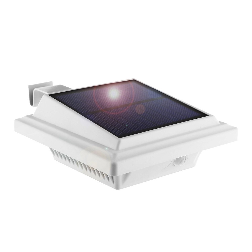 25LEDs Solar Powered Motion Sensor / Light sensor Outdoor Fence Gutter ...