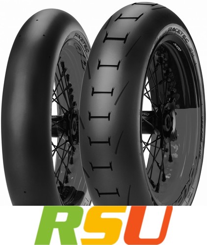 4x Motorradreifen Metzeler Racetec SM (K2) NHS 125/75R17 Sommerreifen ...
