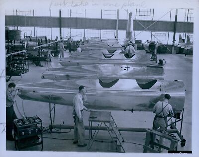 1941 USAF Metal Cut Out Plane Fuselages Press Photo | eBay