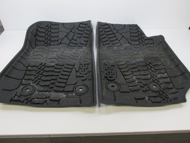 2014 Jeep Wrangler 4 Door JK OEM Floor Slush Mats Black Mopar 82213860 ...