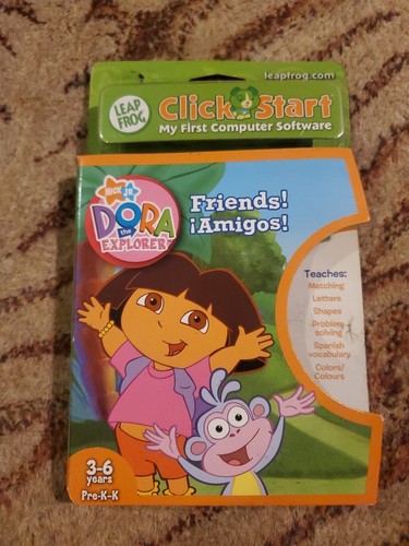 Leapfrog Clickstart My First Computer Software: Dora the Explorer ...
