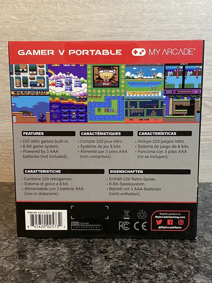 My Arcade DGUN-2573 Gamer V: Portable Handheld Game System - Includes ...