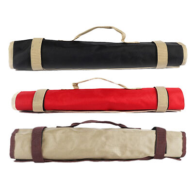Heavy Duty Canvas Steel Pole Long Carry Bag Camping Tent Tarp Peg Tool ...