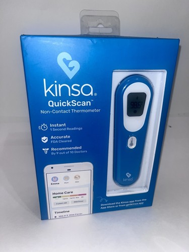 Kinsa Quick Scan Non-Contact Smart Thermometer Smartphone App NEW | eBay