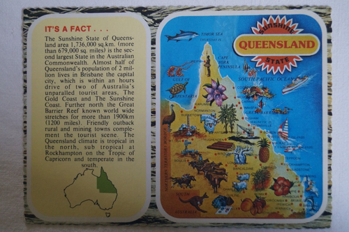 It's A Fact Sunshine State Queensland Australia Classic Collectable ...