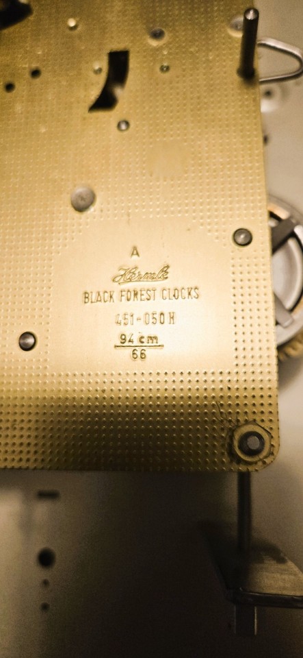 EMPEROR GRANDFATHER CLOCK MOVEMENT and Face Plate 94cm/66 450-050H | eBay