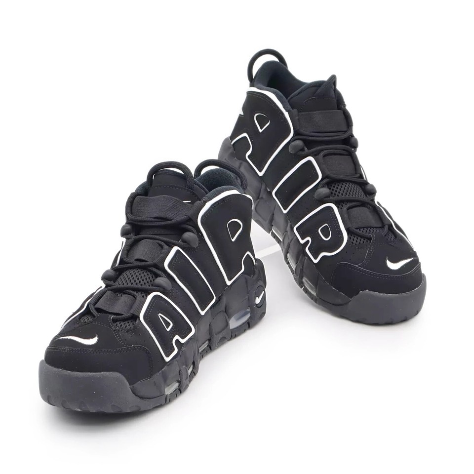 414962-002 Nike Air More Uptempo Black White (Men's) | eBay