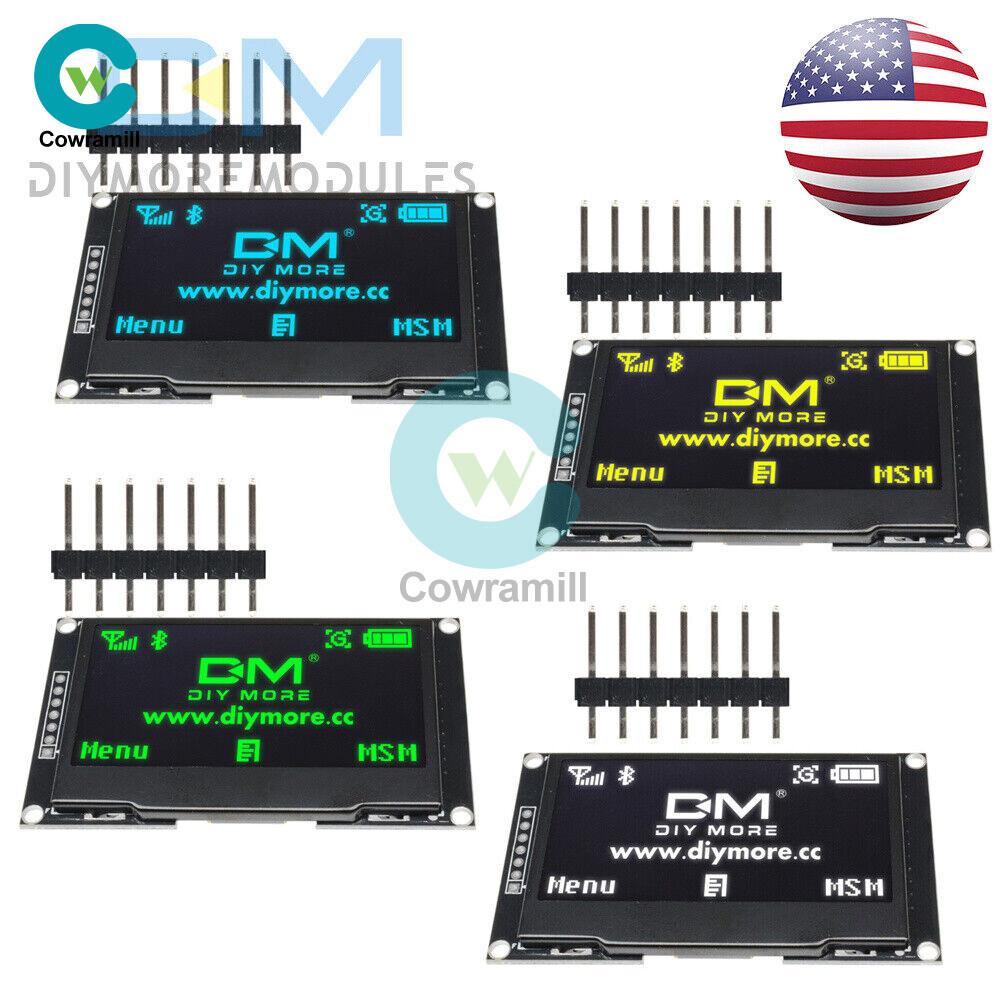 2.42" 128*64 HD Screen OLED Display Module 3.3V IC I2C SPI Serial SSD1309 US | eBay