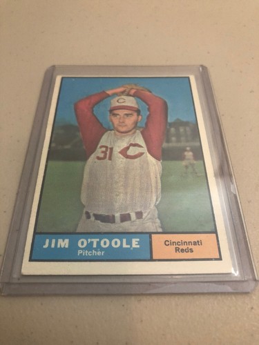 1961 Topps #328 Jim O'Toole Cincinnati Reds Baseball Card | eBay