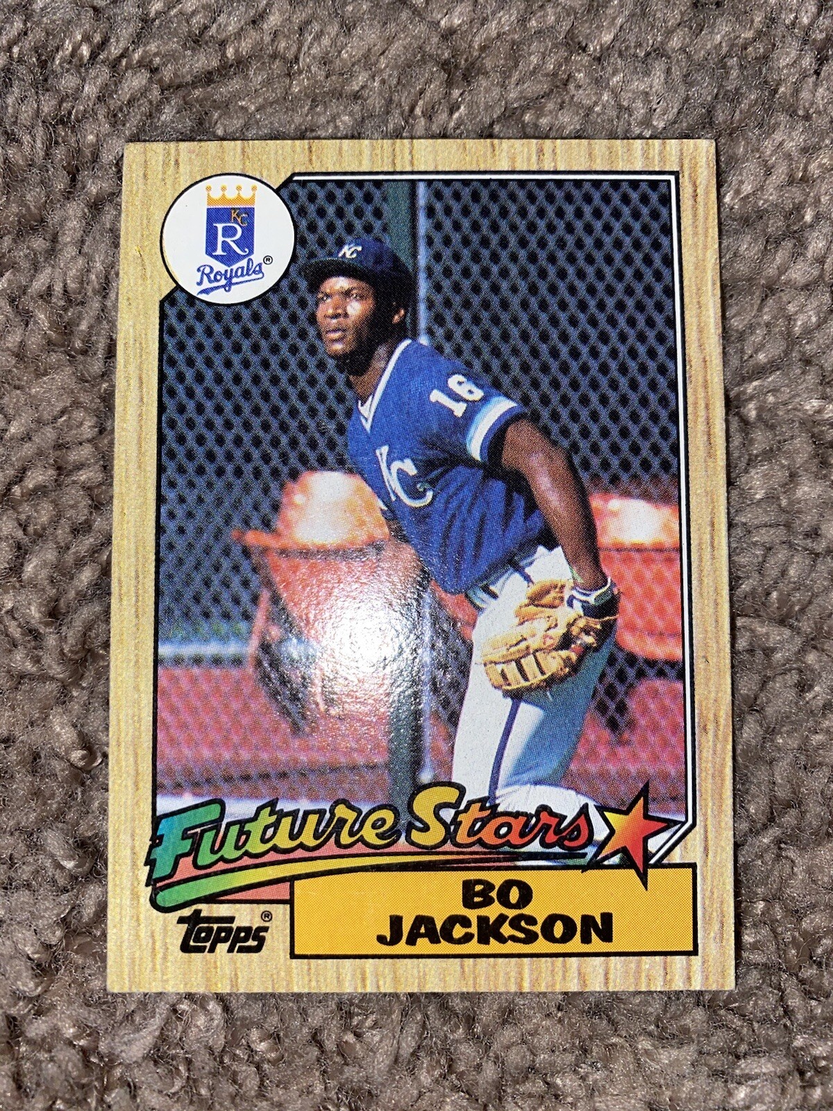 1987 Bo Jackson Future Stars Rookie #170 for the Royals Topps ~ Old ...
