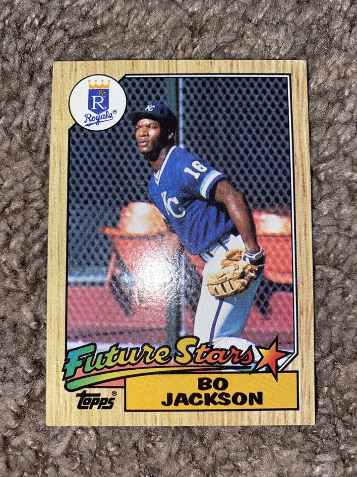 1987 Bo Jackson Future Stars Rookie #170 for the Royals Topps ~ Old ...