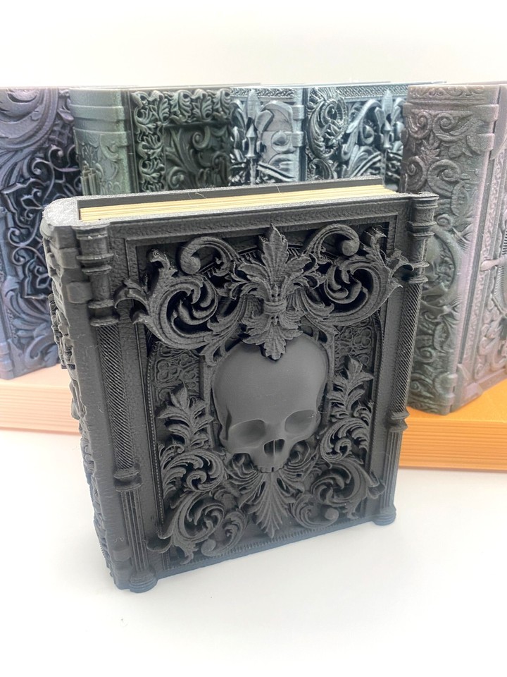 Necromancer Tome Storage and Tray - Perfect for Dice, Cards, and Tokens ...