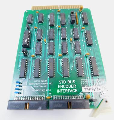 Alpha Omega Computer Systems Std Bus Encoder Interface EB9007C Card ...