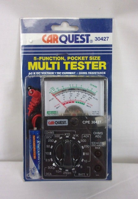 CARQUEST 5-function Pocket Size Multi Tester CPE 30427 #8021 for sale ...