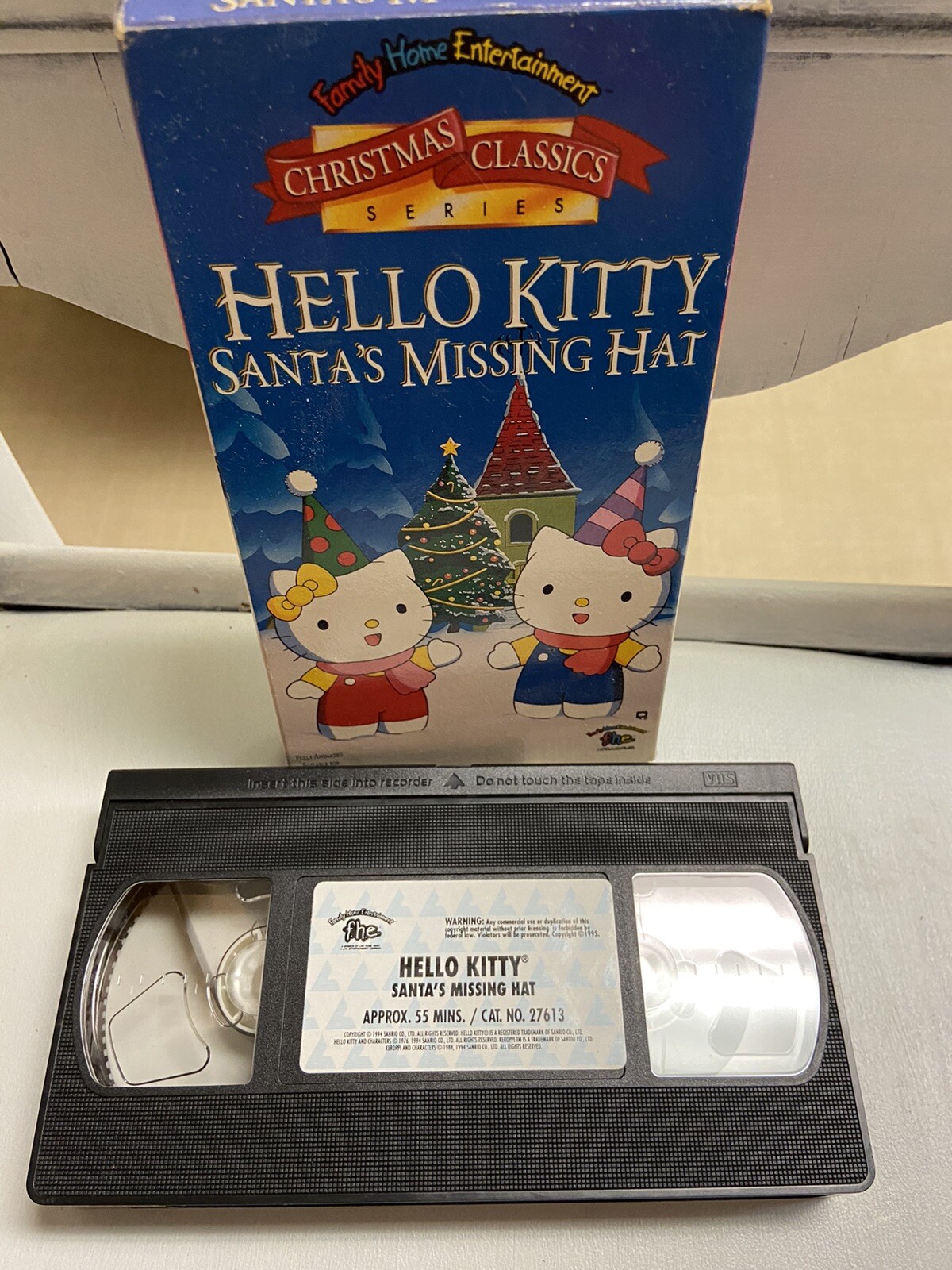 Hello Kitty:Santa's Missing Hat[VHS 1995]TESTED-RARE VINTAGE ...