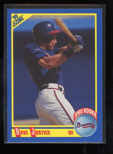 1990 Score Dave Justice Rookie Atlanta Braves #650 | eBay